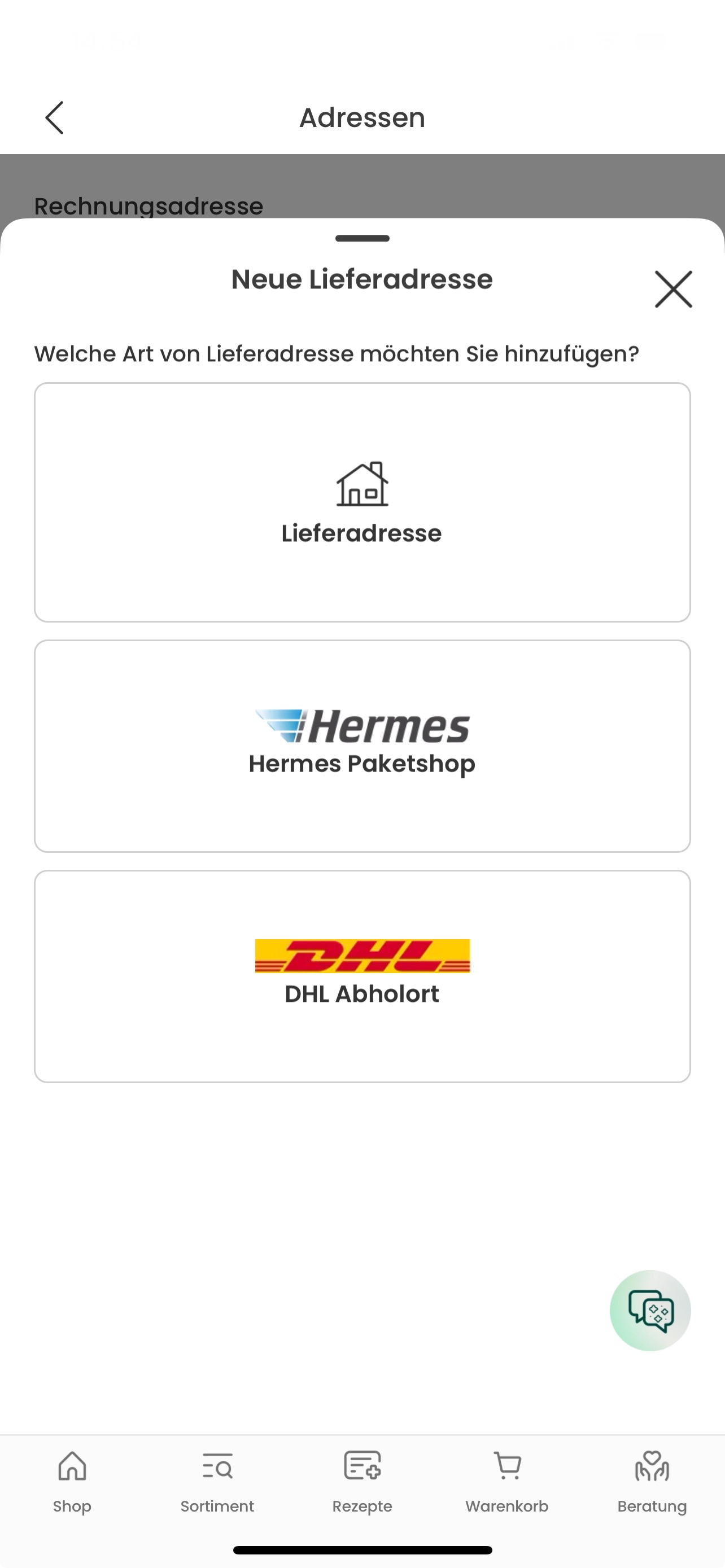 Wie verwalte ich meine Lieferadresse in der DocMorris App? – DocMorris